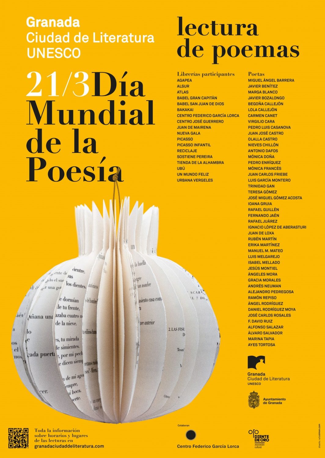 cartel dia poesia - Centro Guerrero